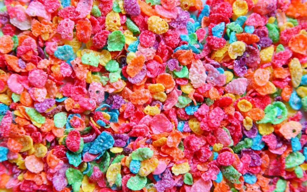 Cereales de colores ¿Cuáles son los más comunes? Calorias, tipos y más.